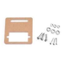China Plexiglass SG90 RC Servo Mounting Bracket With Screws for sale