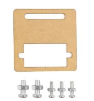 China Plexiglass SG90 RC Servo Mounting Bracket With Screws for sale