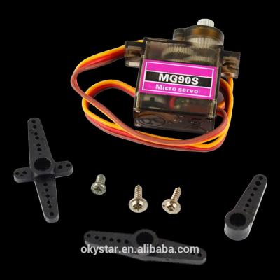 China 180 Degree MG90S Micro Metal Gear Servo For Robot for sale