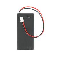 China XH2.54 Connector Two 18650 Battery Holder Box With Cover for sale