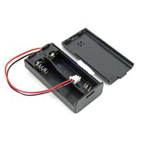 China XH2.54 Connector Two 18650 Battery Holder Box With Cover for sale