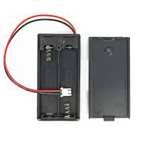 China XH2.54 Connector Two 18650 Battery Holder Box With Cover for sale