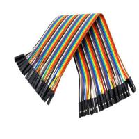China 15cm Female to Female 40 Pin Solderless Breadboard Jumper Wires for sale