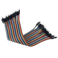 China 15cm Male To Male 40 Pin Solderless Breadboard Jumper Wires for sale