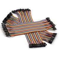 China 15cm Male To Male 40 Pin Solderless Breadboard Jumper Wires for sale