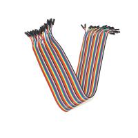 China Female To Female 40cm 40 Pin Solderless Breadboard Jumper Wires for sale