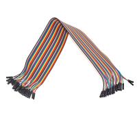 China Female To Female 40cm 40 Pin Solderless Breadboard Jumper Wires for sale