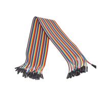 China Female To Female 40cm 40 Pin Solderless Breadboard Jumper Wires for sale