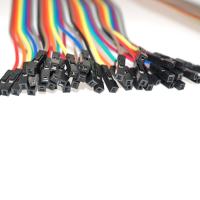 China Female To Female 40cm 40 Pin Solderless Breadboard Jumper Wires for sale