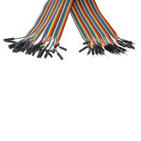 China 40cm 40 Pin Male To Female Solderless Breadboard Jumper Wires for sale