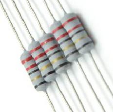 China 1W White Carbon Film Resistor Kit for Electronic Products for sale
