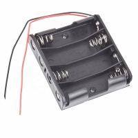 China Black 4 1.5V AA Battery Holder Box For Arduino for sale