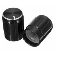 China Okystar 15*16mmh Black Solid Aluminum Potentiometer Knob for sale