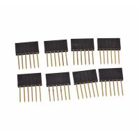 China 2.54mm 6 8 10 Pin Header Connector For Arduino Shields Gold Plating for sale