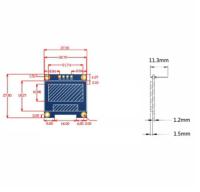 China SSD1306 0.96 Inch IIC I2C Serial GND 128X64 OLED LCD LED Display Module For Arduino for sale