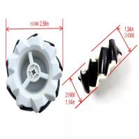China 65mm Plastic Car Wheel Omnidirectional For Mecanum for sale