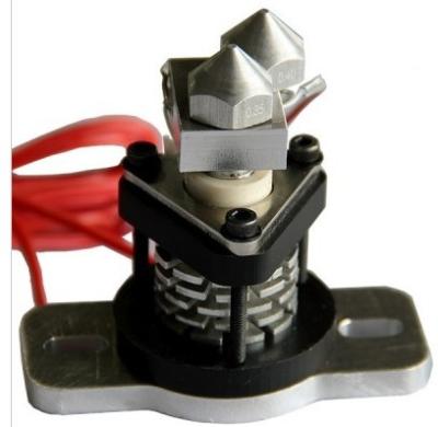 China Metal 3D Printer Kits , Reprap Hot End V2.0 with 0.35mm / 0.4mm nozzle for sale