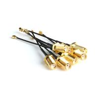 China 6 Inch WiFi U.FL To SMA Female Pigtail Antenna Cable for sale