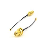 China 6 Inch WiFi U.FL To SMA Female Pigtail Antenna Cable for sale