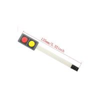 China Red And Yellow 2 Buttons Matrix DIY Membrane Keypad for sale