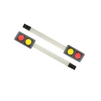 China Red And Yellow 2 Buttons Matrix DIY Membrane Keypad for sale