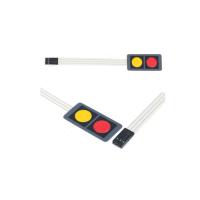 China Red And Yellow 2 Buttons Matrix DIY Membrane Keypad for sale