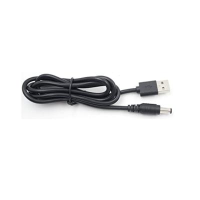 China 20AWG Copper USB Type A Male To 5.5x2.1mm Barrel Male DC Power Cable for sale