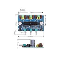 China TPA3116 2.1 Channel Audio Power Amplifier Board DC12V With 90% Efficiency for sale