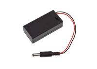 China 5.5MM Male Plug Battery Connector Case 9V With ON OFF Switch for sale