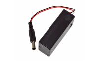 China 5.5MM Male Plug Battery Connector Case 9V With ON OFF Switch for sale