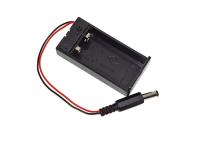 China 5.5MM Male Plug Battery Connector Case 9V With ON OFF Switch for sale