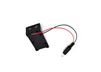 China DC 9V Battery Box Holder With DC Plug Electronic Components for sale