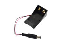 China DC 9V Battery Box Holder With DC Plug Electronic Components for sale