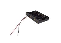 China 6AA Batteries Storage Box Electronic Components Holder Battery Holder for sale