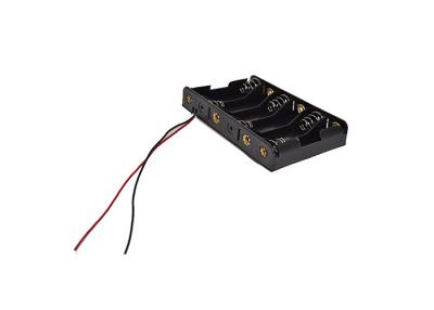 China 6AA Batteries Storage Box Electronic Components Holder Battery Holder for sale