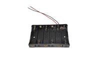 China 6AA Batteries Storage Box Electronic Components Holder Battery Holder for sale