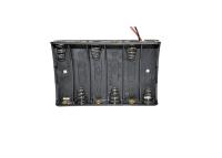 China 6AA Batteries Storage Box Electronic Components Holder Battery Holder for sale