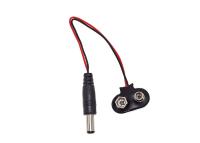 China T Type 9V Battery Power Connector With DC 2.1mm Plug for sale