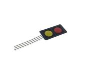 China Red And Yellow Two Button Mini Membrane Switch Panel 20x40MM for sale