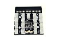China ATX 17x 6Pin Power Supply Breakout Board 12V For Ethereum for sale