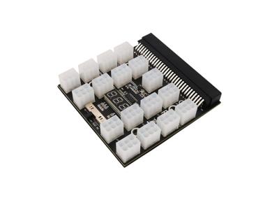 China ATX 17x 6Pin Power Supply Breakout Board 12V For Ethereum for sale