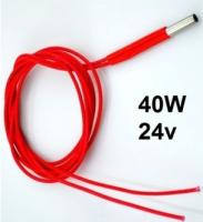 China Electronic 24V 40W Cartridge Wire Heater heat resistant for 3D Printer for sale