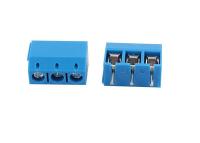 China 5mm Pitch 5.08-301-3P 3pin PCB Screw Terminal Block Connector for sale