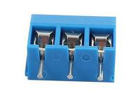 China 5mm Pitch 5.08-301-3P 3pin PCB Screw Terminal Block Connector for sale