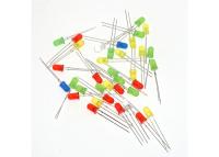China 28mm Long Leg DIP Led Diode 5mm Electronic Components Red Blue White Led Light for sale