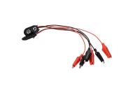 China 9V Snap Battery Button Alligator Clips Electronic Components Batteries Connector for sale