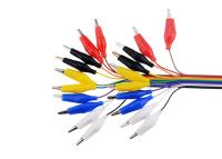 China DIY Connection Test Lead 20cm 10pin Jumper Wire Male With Alligator Clips for sale