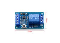 China One Key Start Stop Self Lock 5V / 12V Bistable Relay Module For Arduino for sale