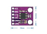 China CJMCU-2551 High Speed CAN Controller MCP2551 Bus Interface Module For Arduino for sale