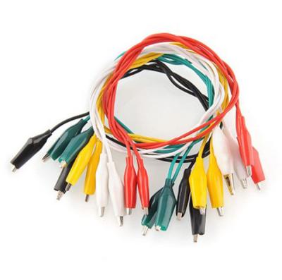 China Crocodile Clips Jumper Wires Brass / Copper / Steel Nickel Plated Finish for sale